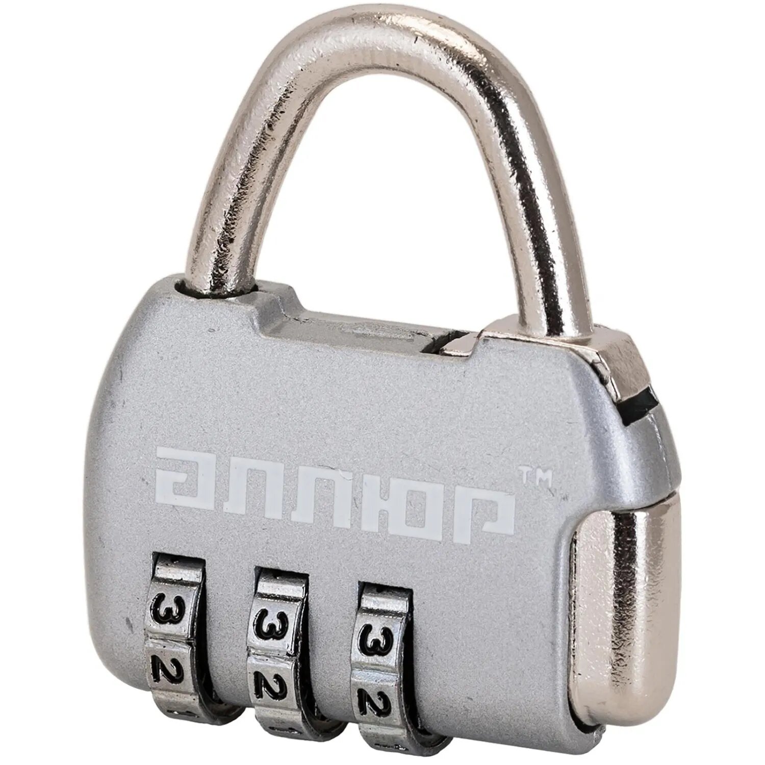 Замок навесной кодовый_УЗК Аллюр ВС1К-35/4 (HA806) CP (35xd=4) цинк серебро