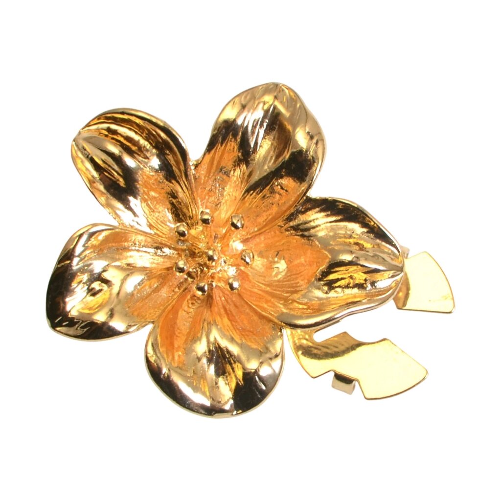 Металлические зажимы с цветочными накладками для женщин, аксессуары для рубашек без шитья