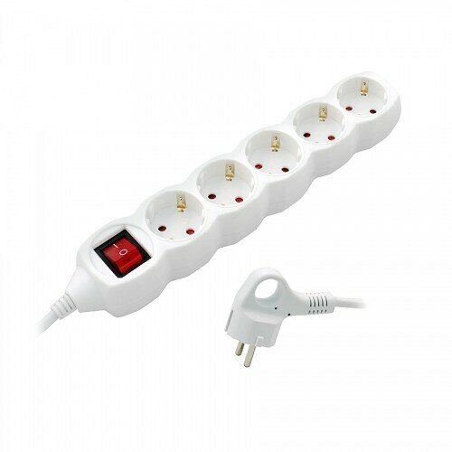 Старт 4607175852913 Сетевой фильтр С УД - Ф SP 5x3 . с заземлением и защитой от детей сечение провода 3х1мм2. Длина провода 3 м.