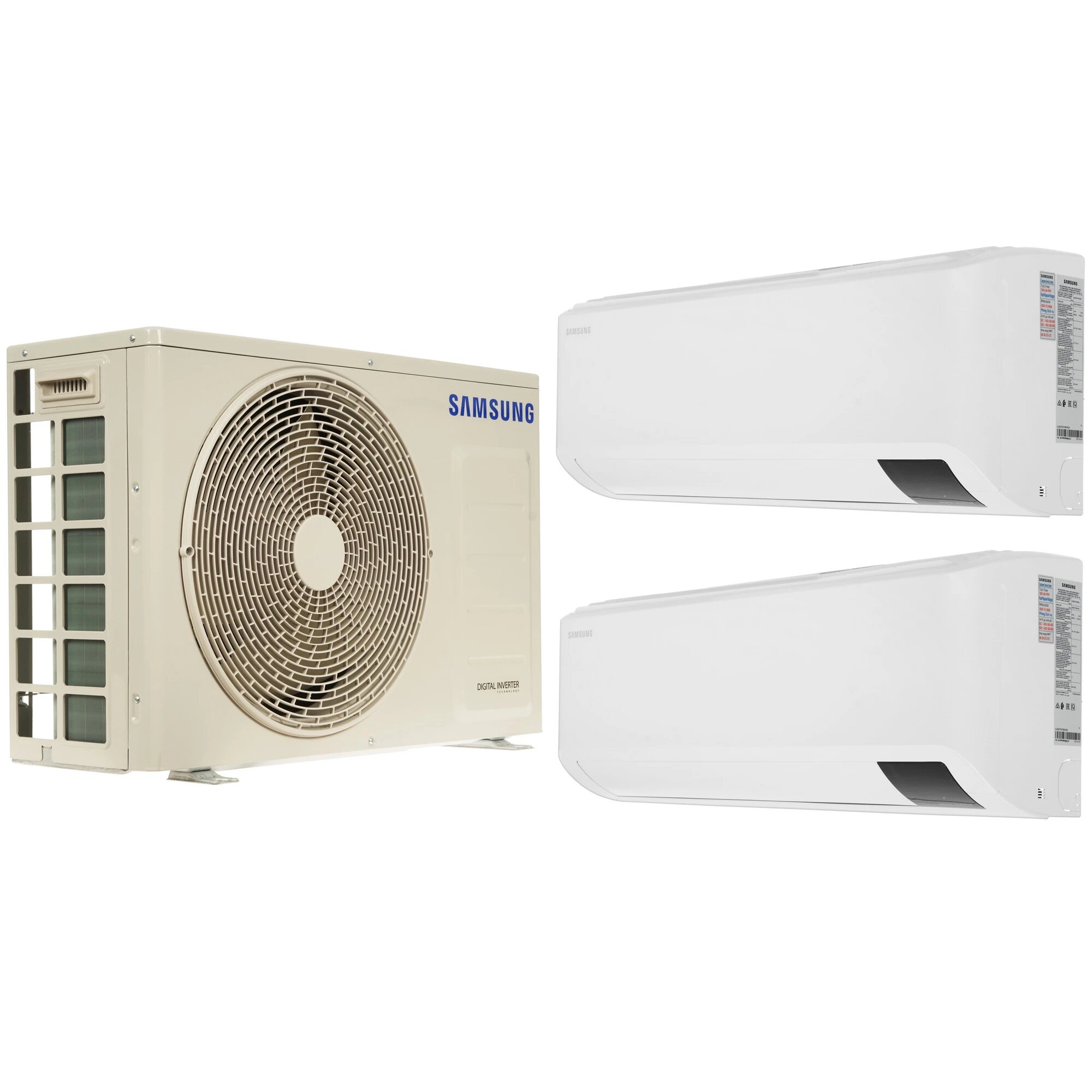 Кондиционер настенный мультисплит-система Samsung AJ050TXJ2KH/EA/AJ025TNTDKH/EA/AJ025TNTDKH/EA белый