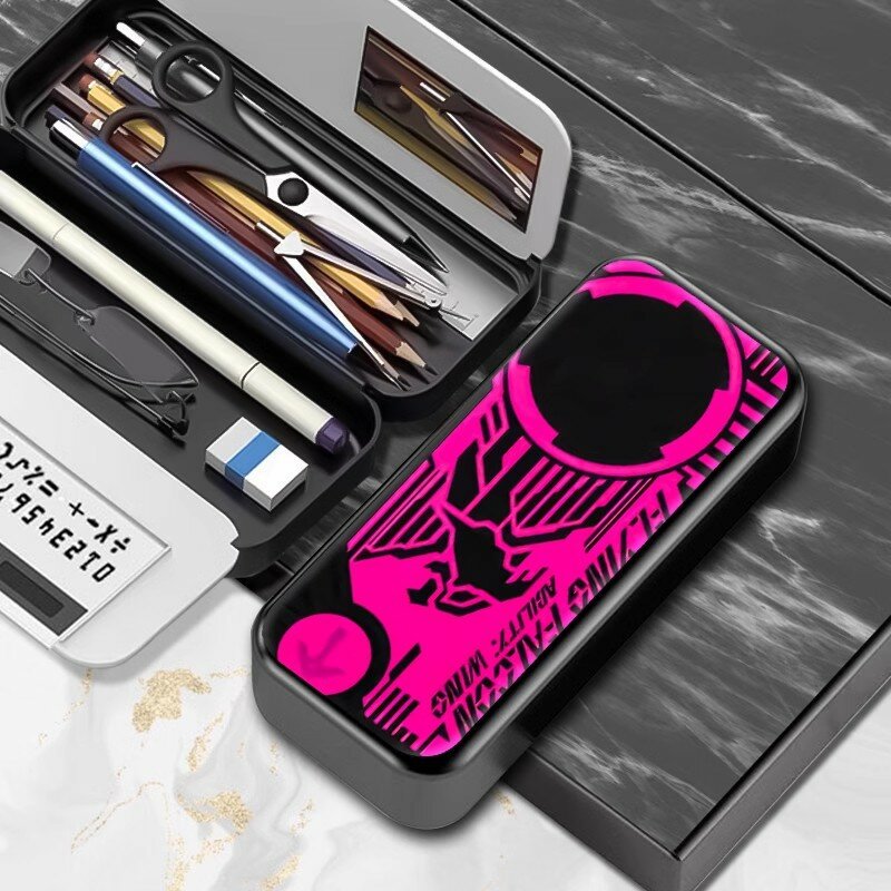 Канцелярская коробка Kamen Rider 2024, для карандашей, розово-красная