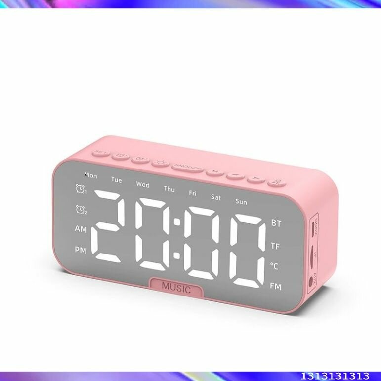 Инновационный компактный динамик ИИ Дьявол с премиум будильником, подключаемый через Bluetooth