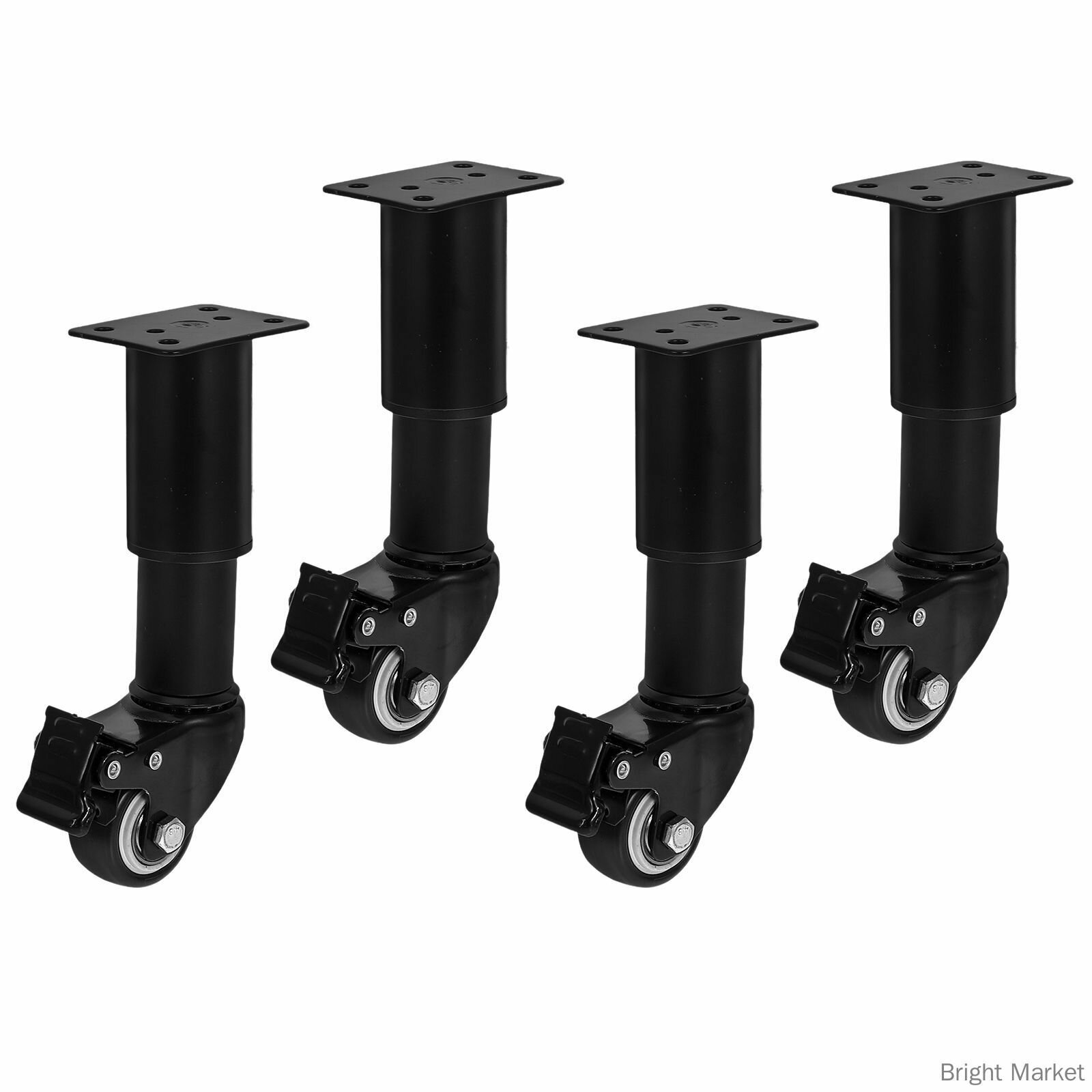 Мебельные ножки из металла с колёсиками, надёжная фиксация, современные решения для интерьера