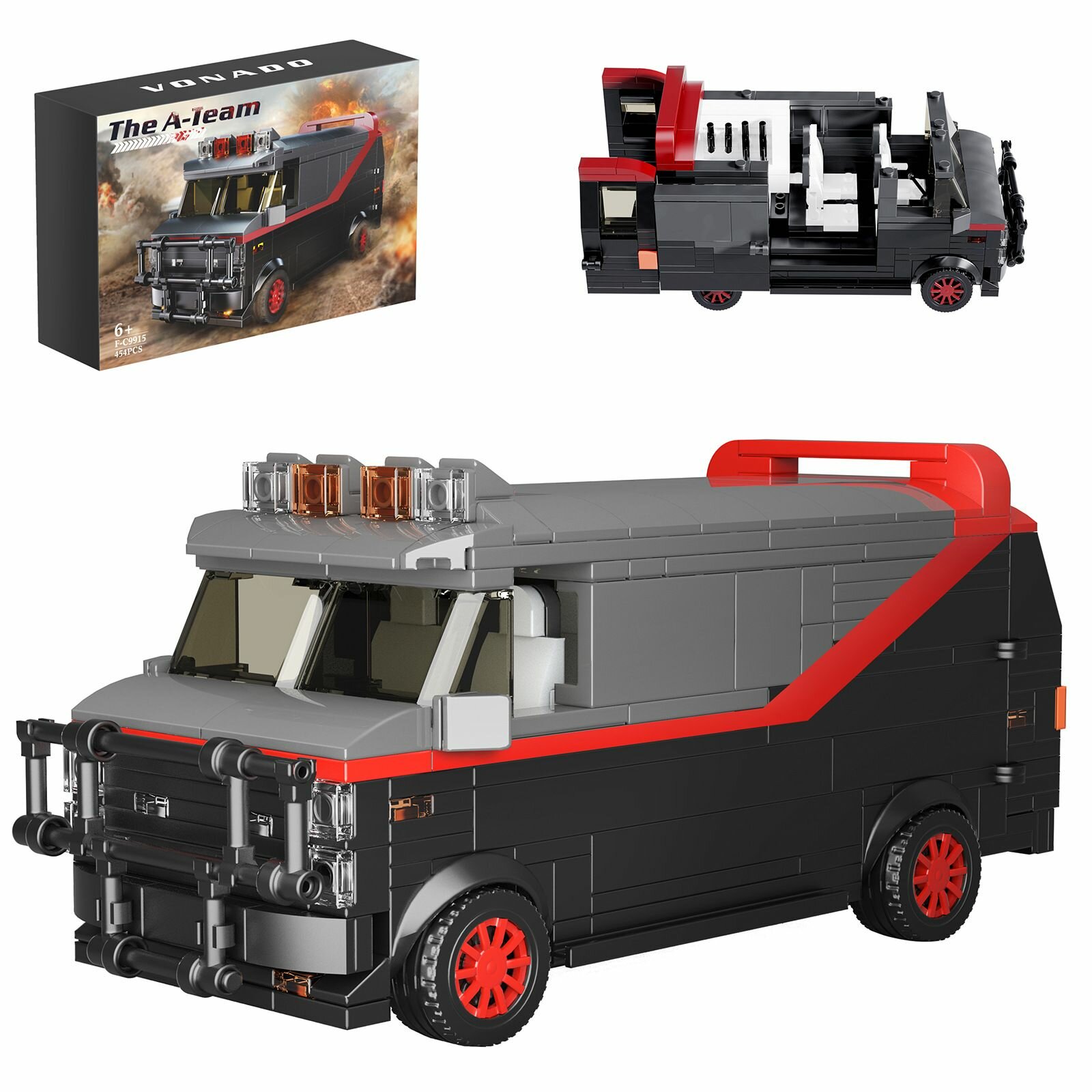 Конструктор The A-Team Van Блок набор 454 штук