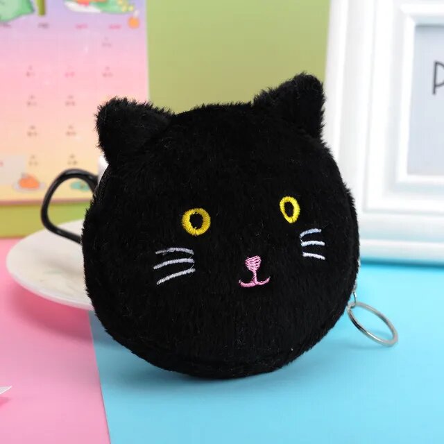 Милый плюшевый кошелек в виде панды, кошелек на молнии, USB-гарнитура, мини-сумочка, брелок, подарок на день рождения для ребенка.