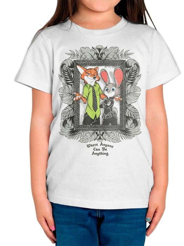 Футболка Зверополис / Для Мальчиков / Девочек