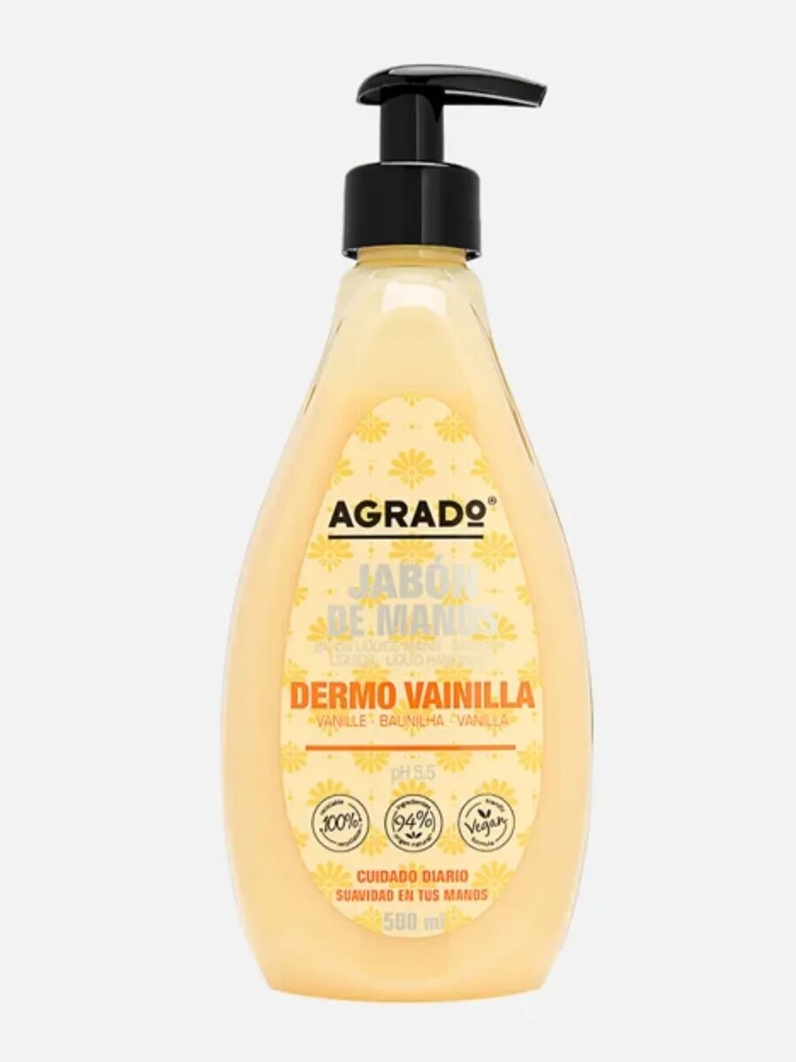 Жидкое мыло для рук AGRADO vanilla