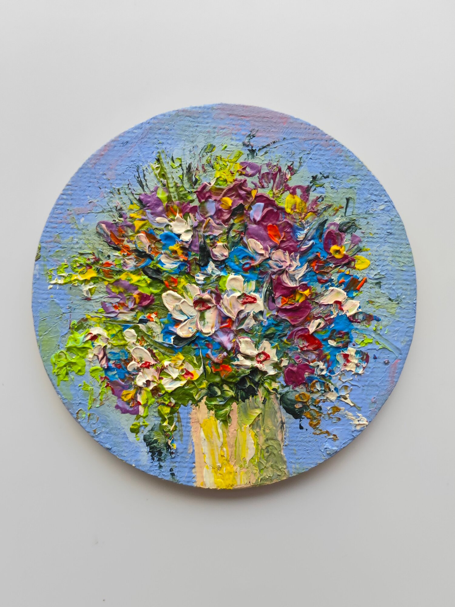 Мини картина маслом на холсте 10х15см