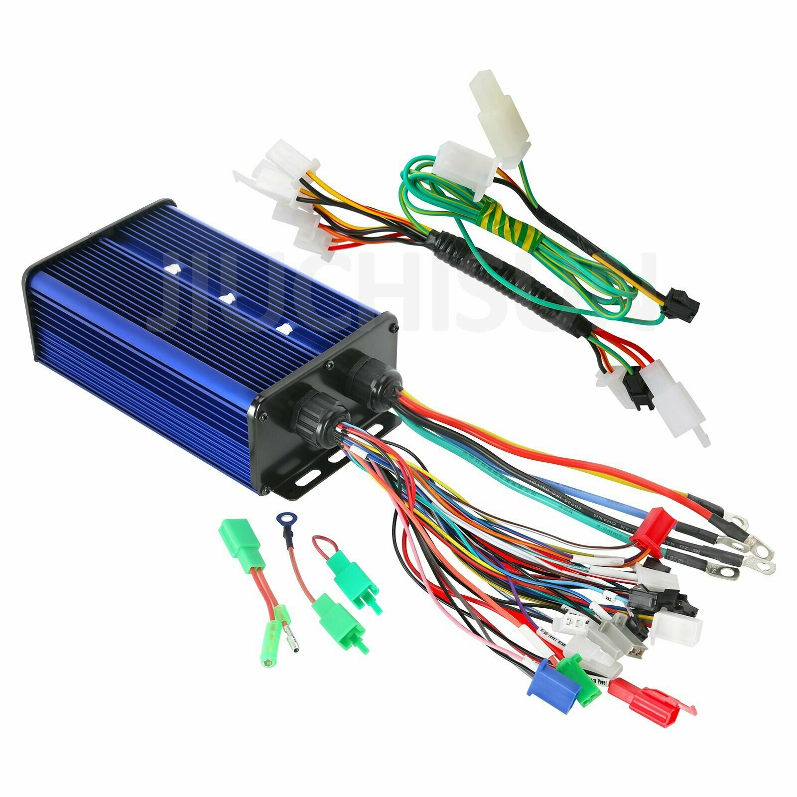 Бесщеточный контроллер двигателя 48-72 В, 3000 Вт для электрического скутера, электронного велосипеда, квадроцикла, картинга