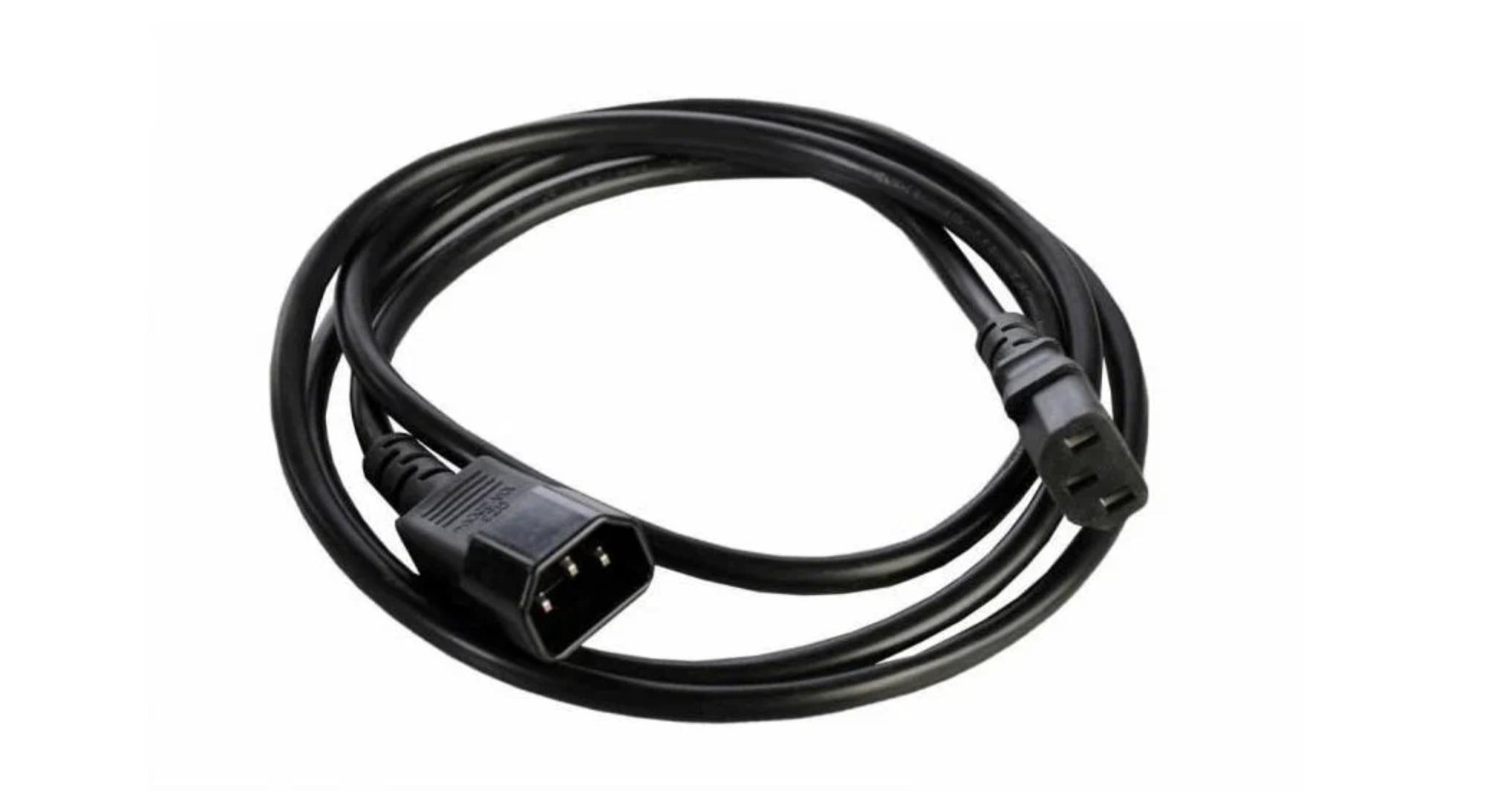 Кабель питания REMER R-10-Cord-C13-C14-1.8 черный 1.8 м 10 А 220В C13-C14 3x1 мм²