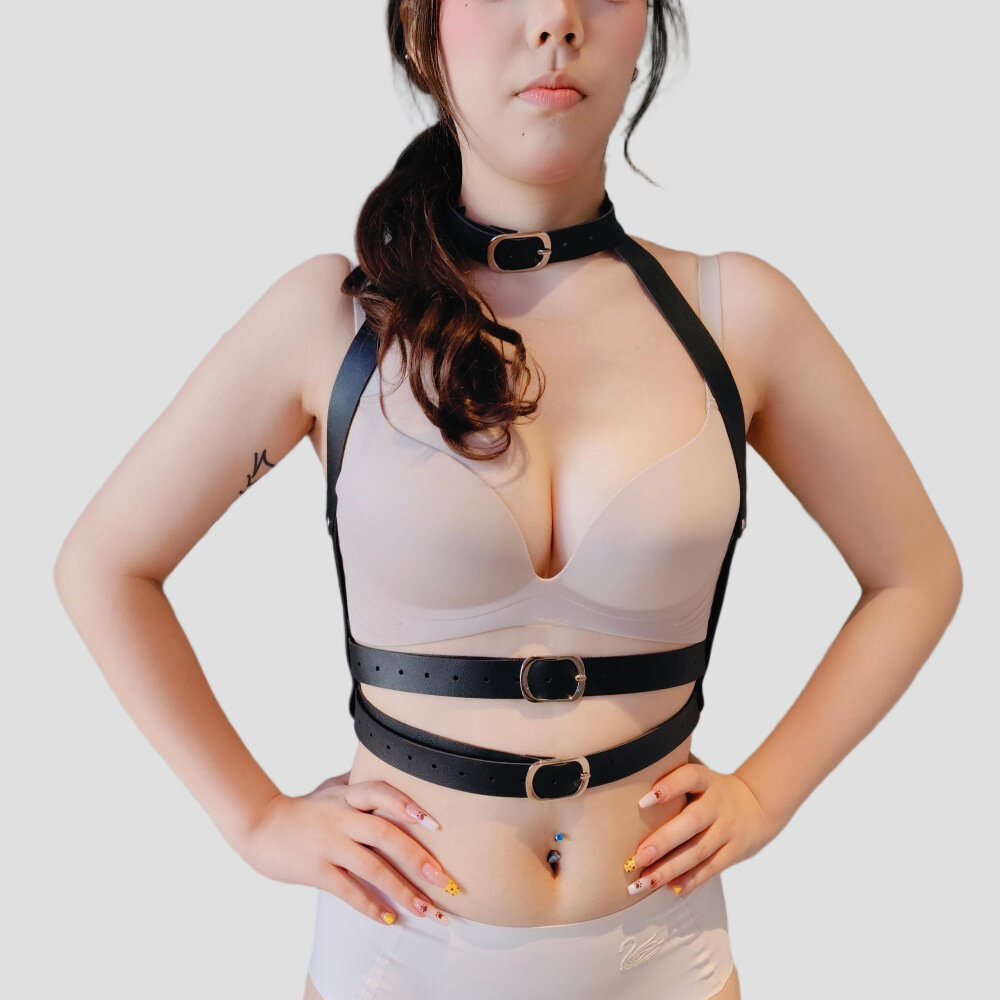 2026 Секс-игрушки для женщин, пояс для связывания груди, готический пояс в стиле Харадзюку, костюм для вечеринки, аксессуары для тела для взрослых