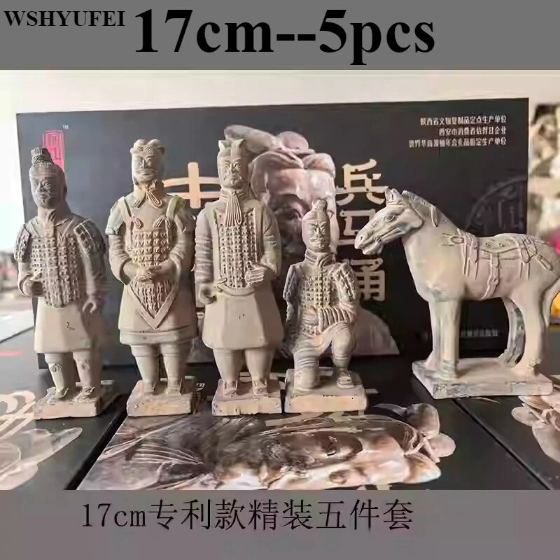 Терракотовая статуэтка воина, 17cm--5pcs