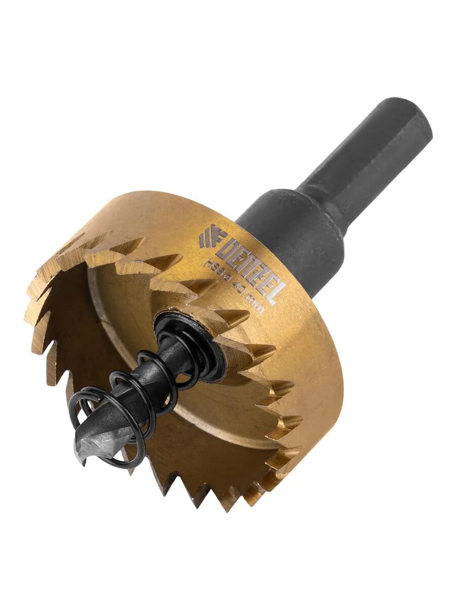 Коронка по металлу 40 мм HSS нитрид титана