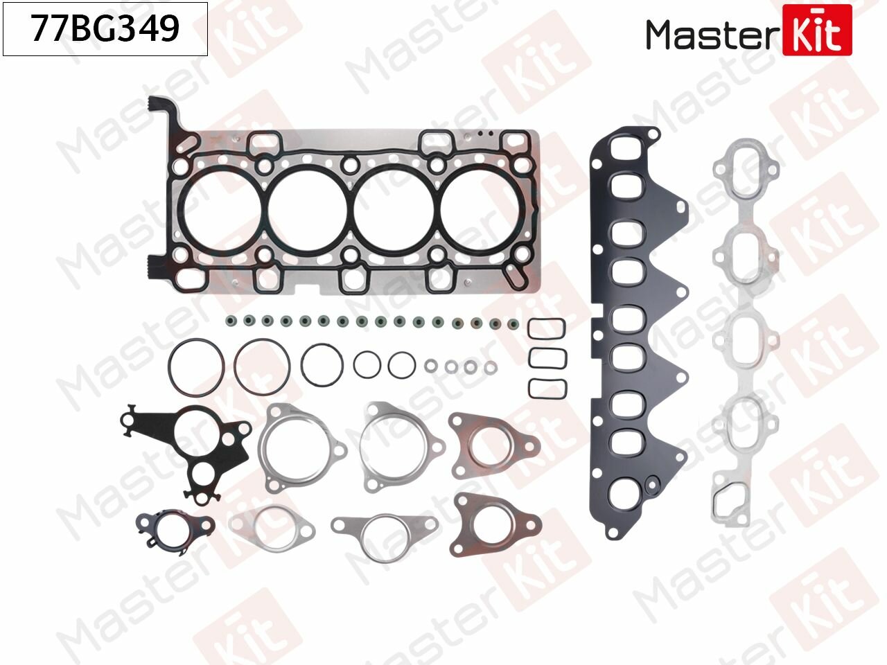 Комплект прокладок ГБЦ Nissan X-TRAIL T32 R9M MasterKit 77BG349