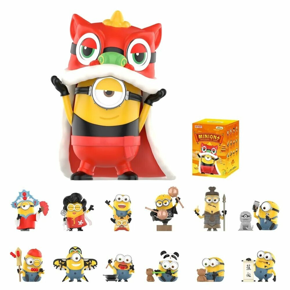 Коллекционная фигурка Слепая коробка POP MART Minions Travelogues of China Series
