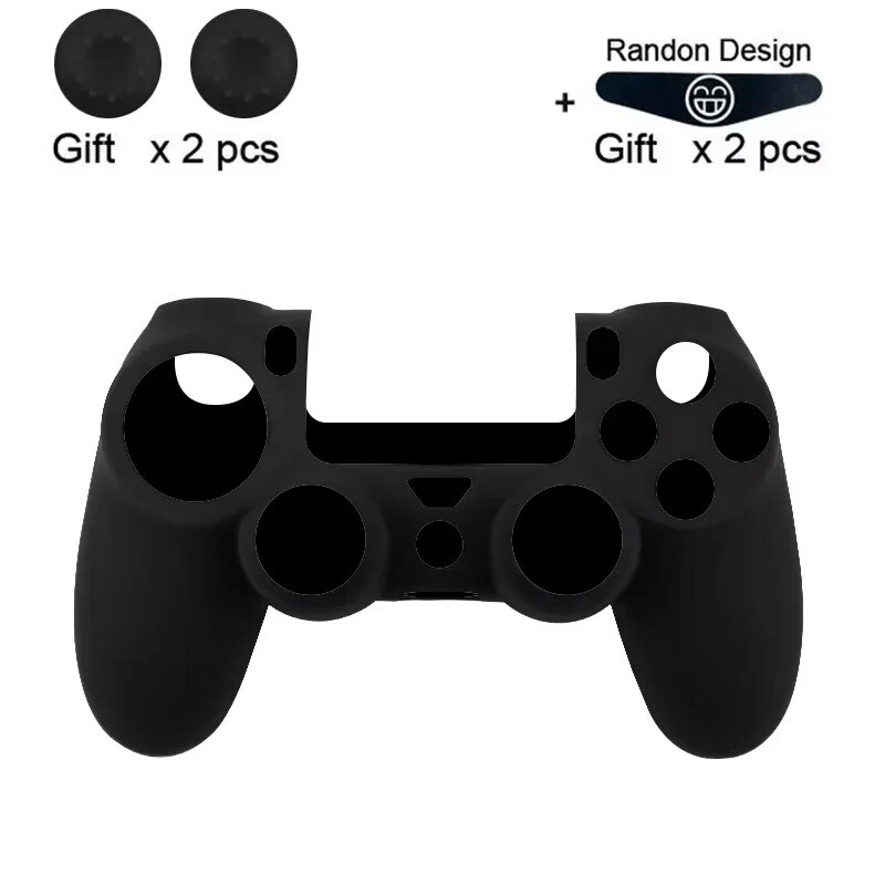 Силиконовый защитный чехол DATA FROG для контроллера PS4, противоскользящий чехол для PS4 Pro/PS4, тонкий геймпад