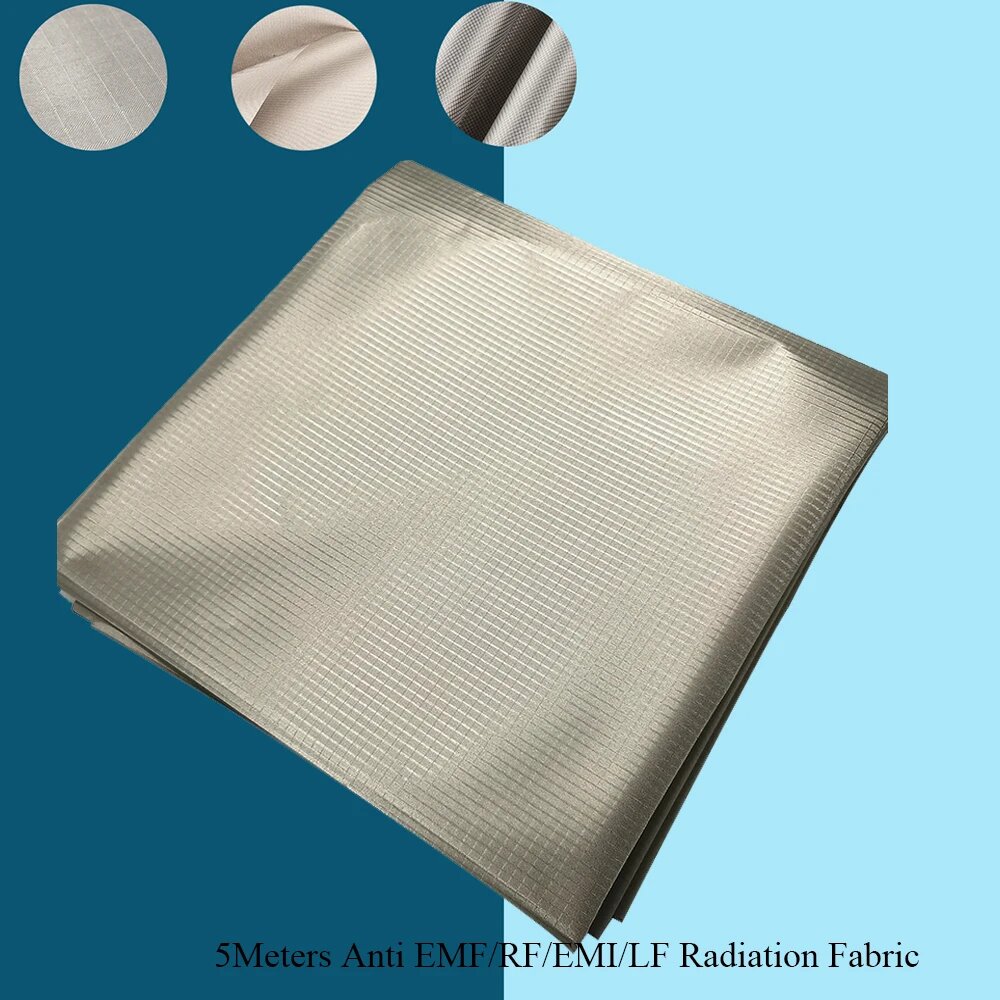 5 метров металлическая ткань Фарадея RFID-защита 5M Ripstop Texture