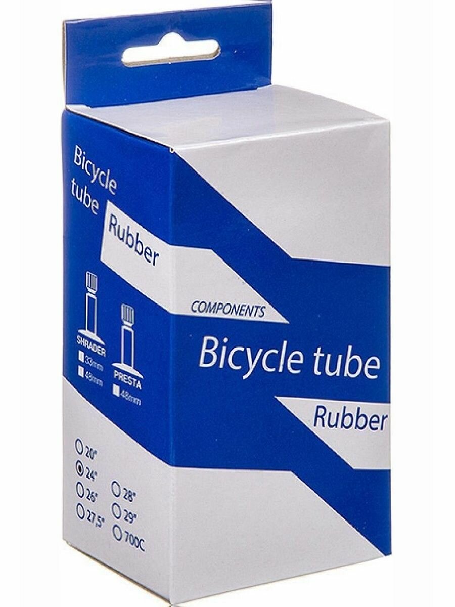 Велокамера STG BT, диаметр 28", автониппель AV, толщина 33мм