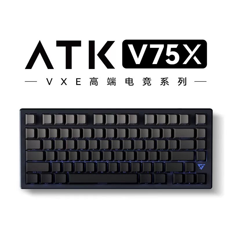 Игровая клавиатура ATK VXE V75X высокого класса, трехрежимная, с настраиваемой подсветкой, полноклавишная, с