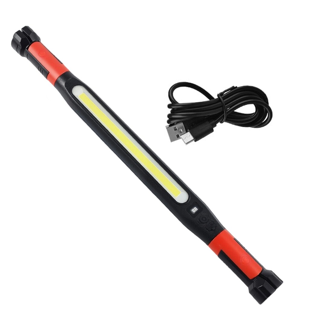 Яркое светодиодное рабочее освещение, 3 режима, Водонепроницаемая инспекционная лампа, вращающаяся на 360 градусов