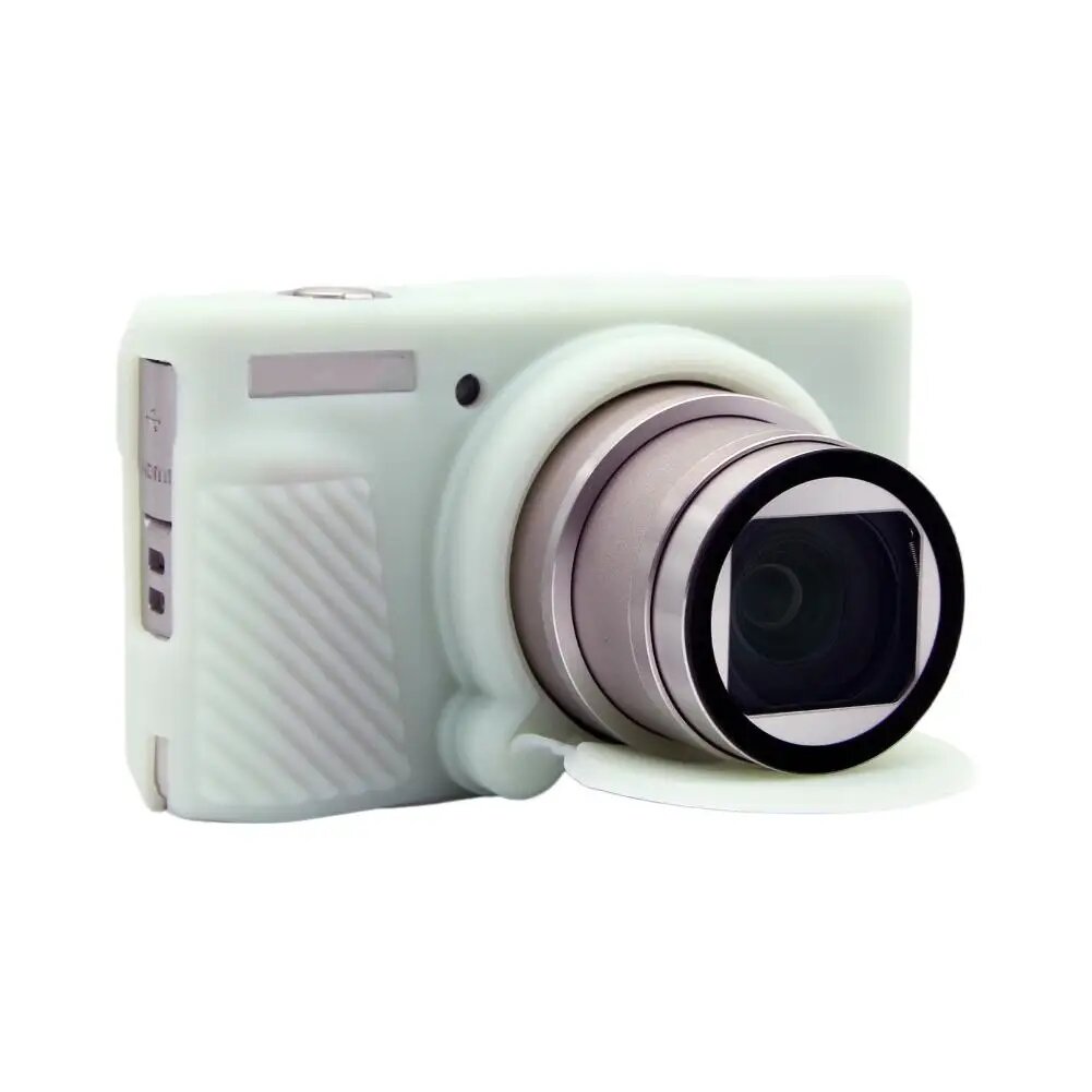 Защитный силиконовый чехол для Canon SX740 SX730 SX740HS Белый, Зеленый, Green