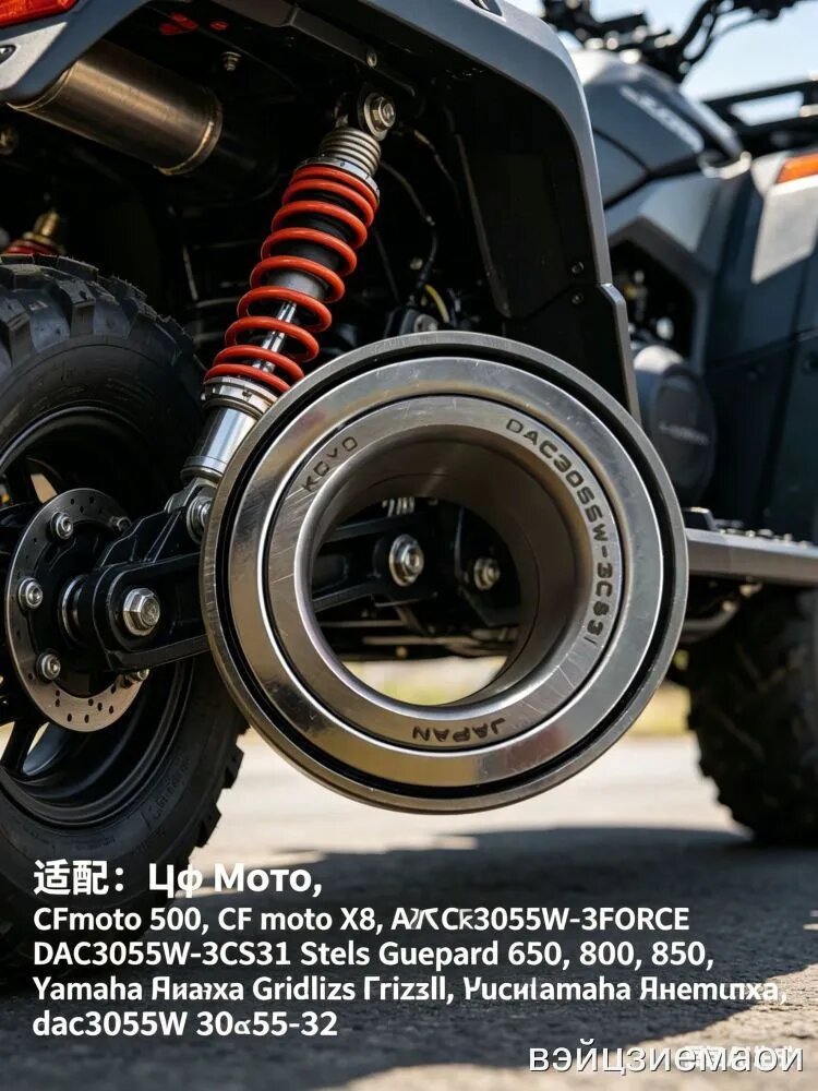 Подшипник ступицы на квадроцикл подходит для: Цф Мото, CFmoto 500, CF moto X8, CFORCE DAC3055W-3CS31 Stels Guepard 650, 800, 850, Yamaha Ямаха Grizzly Гризли, Русская Механика dac3055w 30х55х32