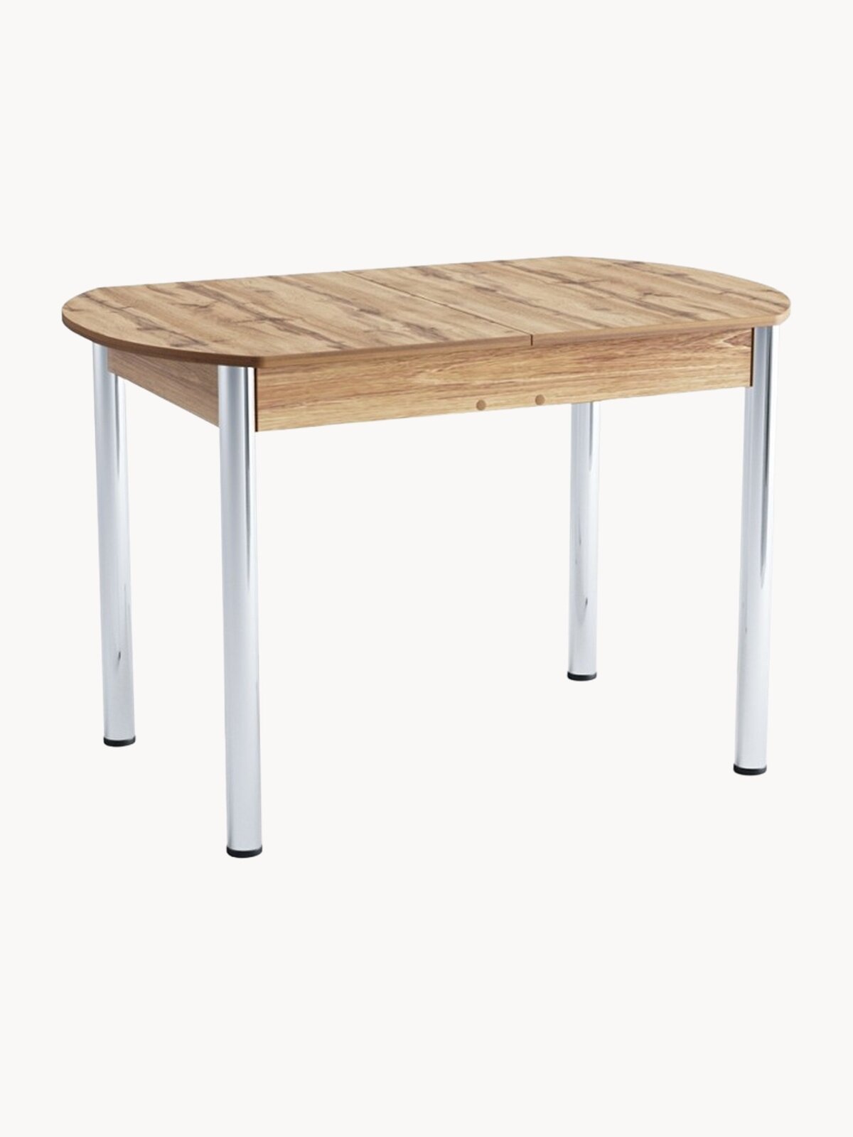 Стол кухонный обеденный раздвижной Европейский, Дуб вотан, 110-140х70х75 см