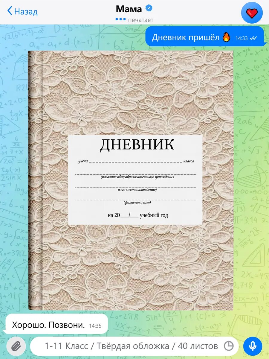 Школьный дневник с принтом y2k pinterest