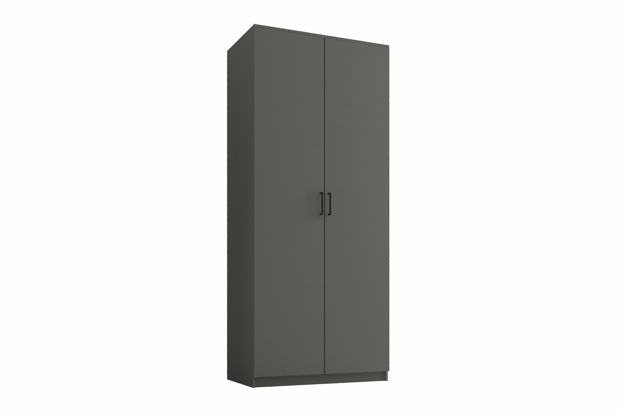 Шкаф для одежды, распашной Тиррен 2, Легкомаркет, 800-550-2000, бельевой, цвет графит