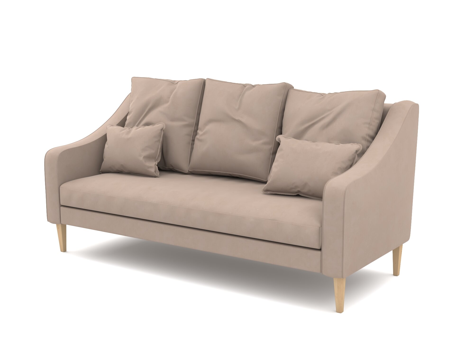 Диван трехместный Ричи бежевый