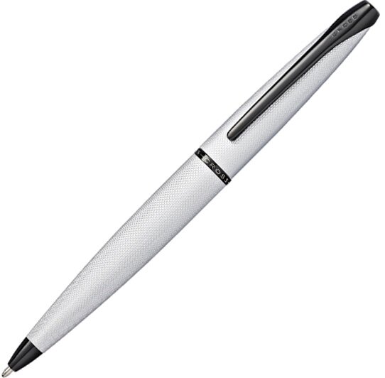 Cross 882-43 Шариковая ручка cross atx, brushed chrome silver black pvd ct
