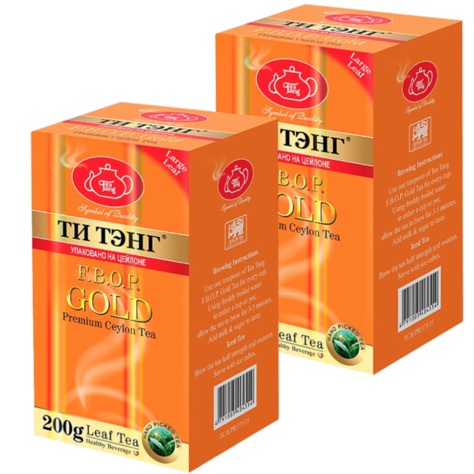 Чай черный Ти Тэнг Голд 200 грамм 2 штуки