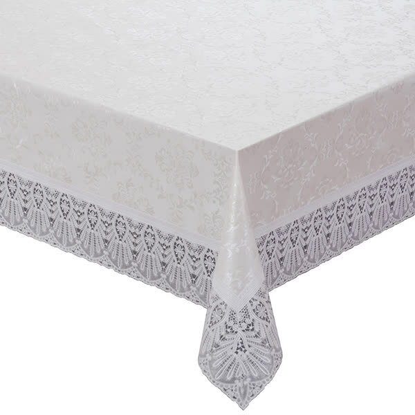 Скатерть Meiwa FPLUS-DAMASK 152х228 см, прямоугольная
