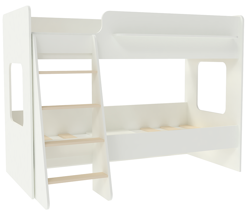 Детская кровать Л-25.1 Белый Белый