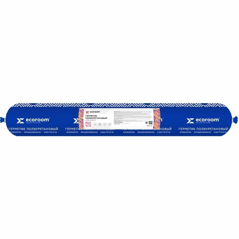 Герметик для швов в бетонных полах ECOROOM 1К PU FLOOR серый, 600 мл E-Puгер-3677/600 прочной конструкции