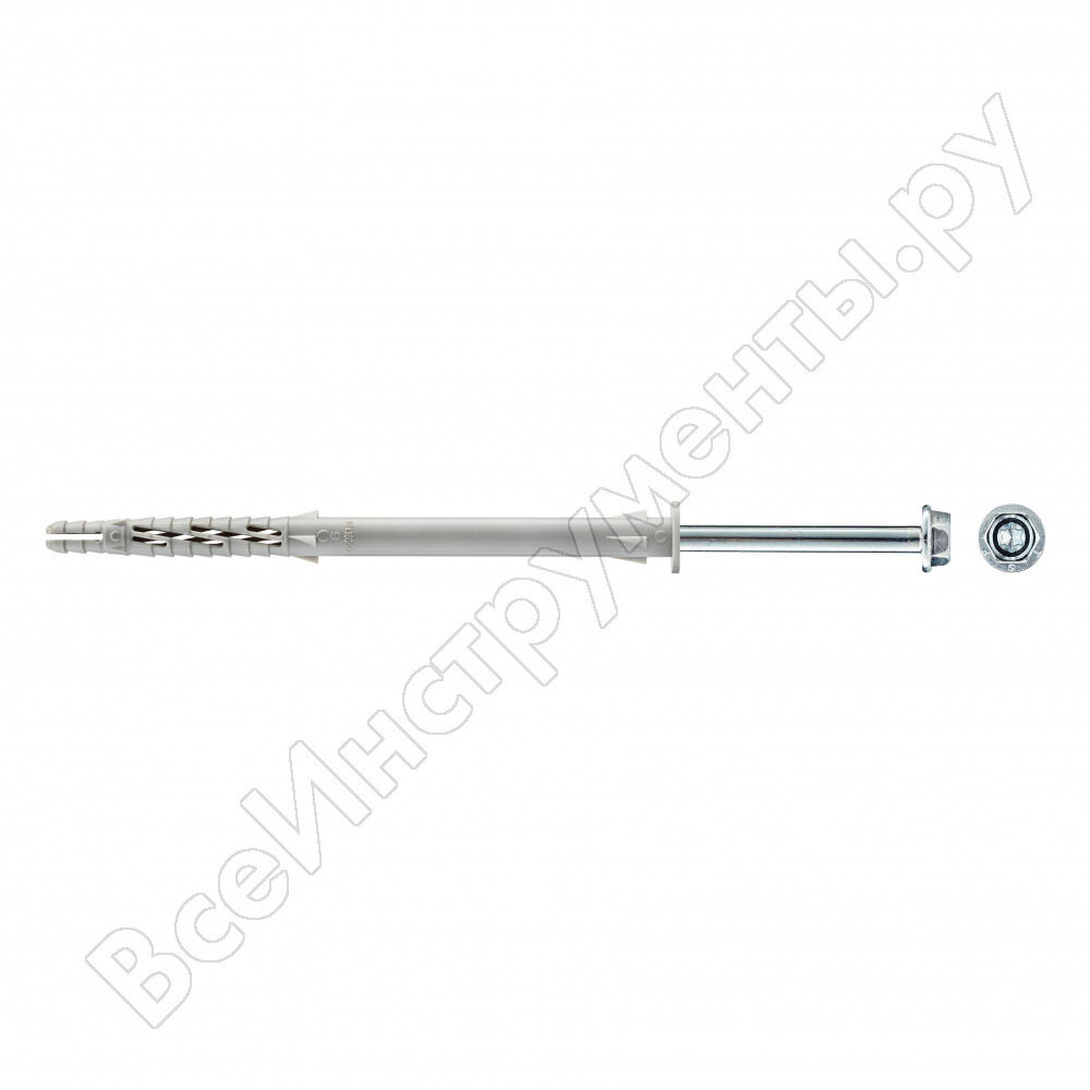 Фасадный дюбель с шурупом Tecfi шлиц TORX, прессшайба 10x160 4 шт 147660