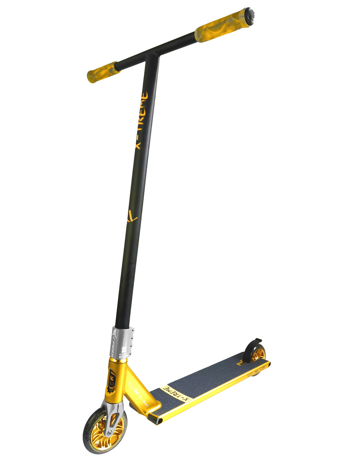 Самокат Yezz Трюковой самокат MS-193 X-treme XL золотой