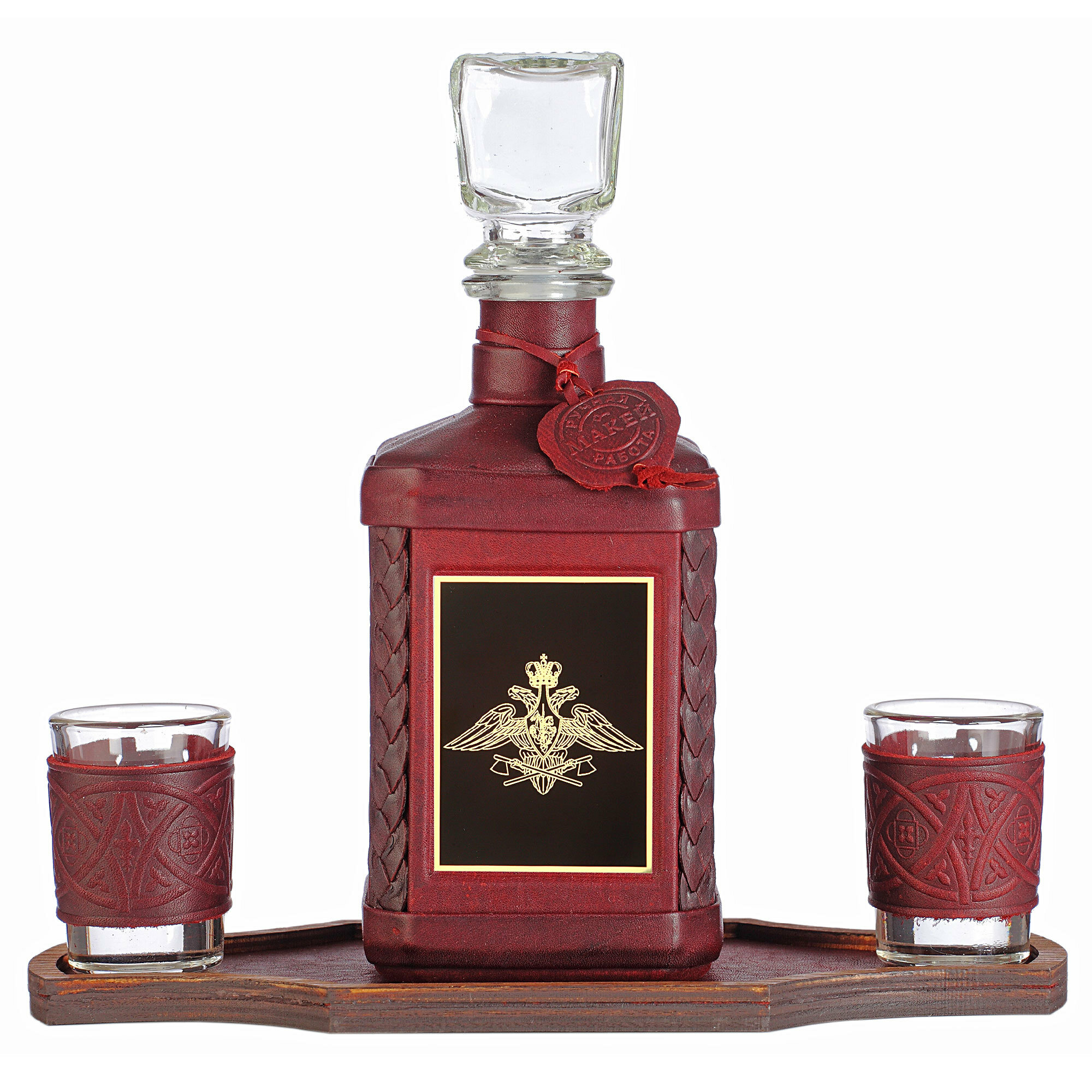 Макей Графин «Инженерные войска-1» с накладкой из стали