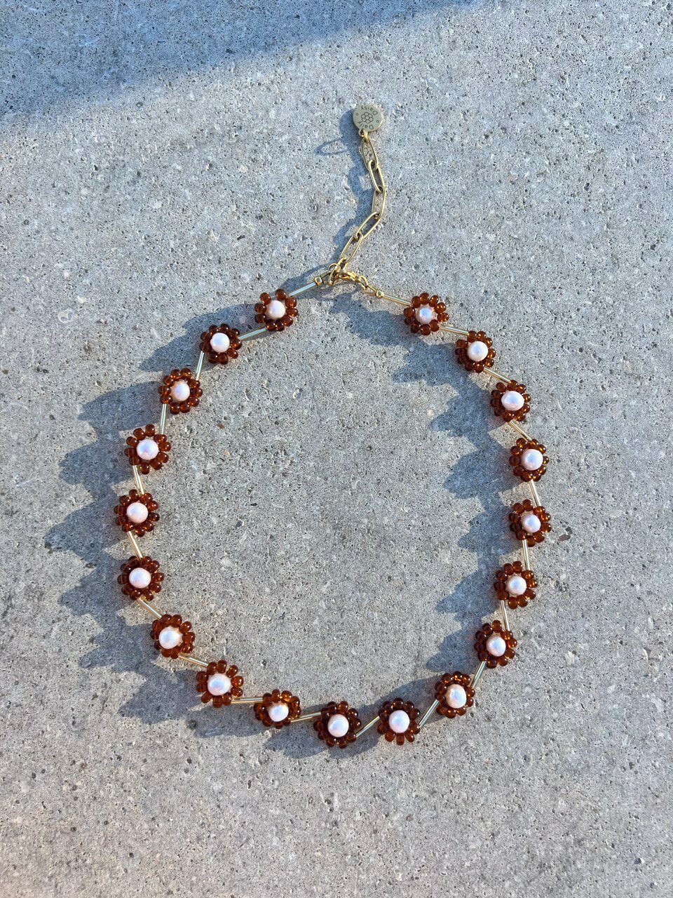 Колье, жемчуг пресноводный