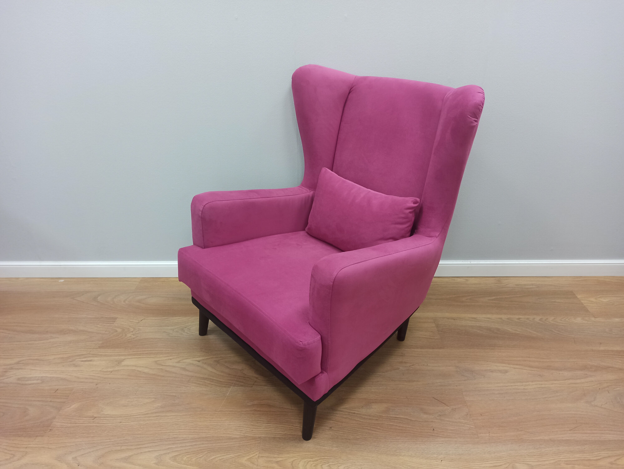 Кресло для отдыха томас (Барон) розового цвета ш. 78 см, в. 90 см, г. 90 см.