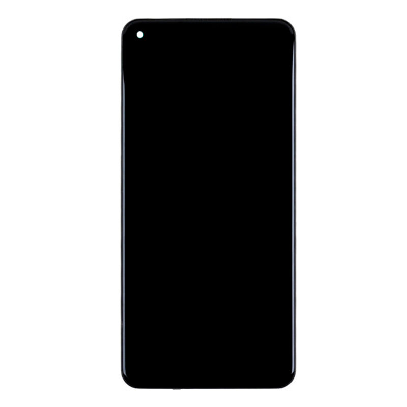 Дисплей для Xiaomi Redmi Note 9 модуль с рамкой и тачскрином (черный) OEM