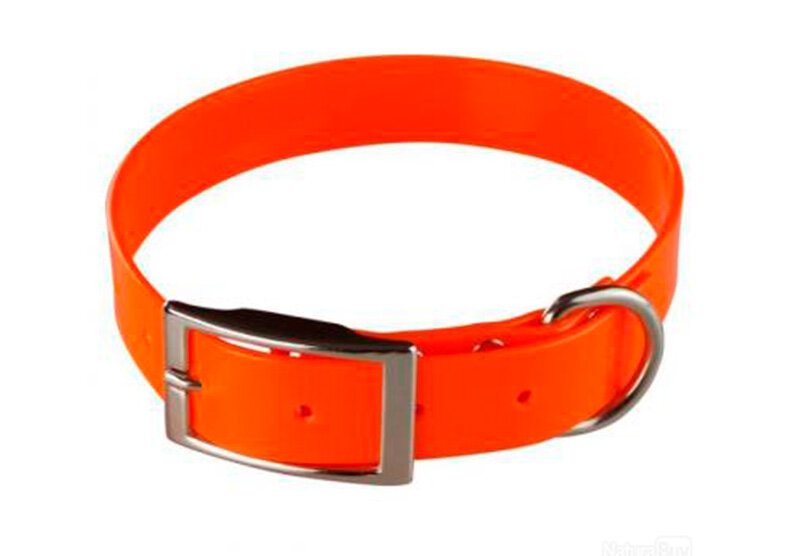 Ошейник для собак из биотана Coneck't шир.25 мм оранжевый размер S