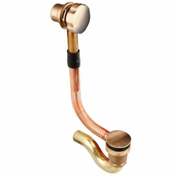 Слив-перелив для ванны Ganzer автомат, бронза (A-01D)