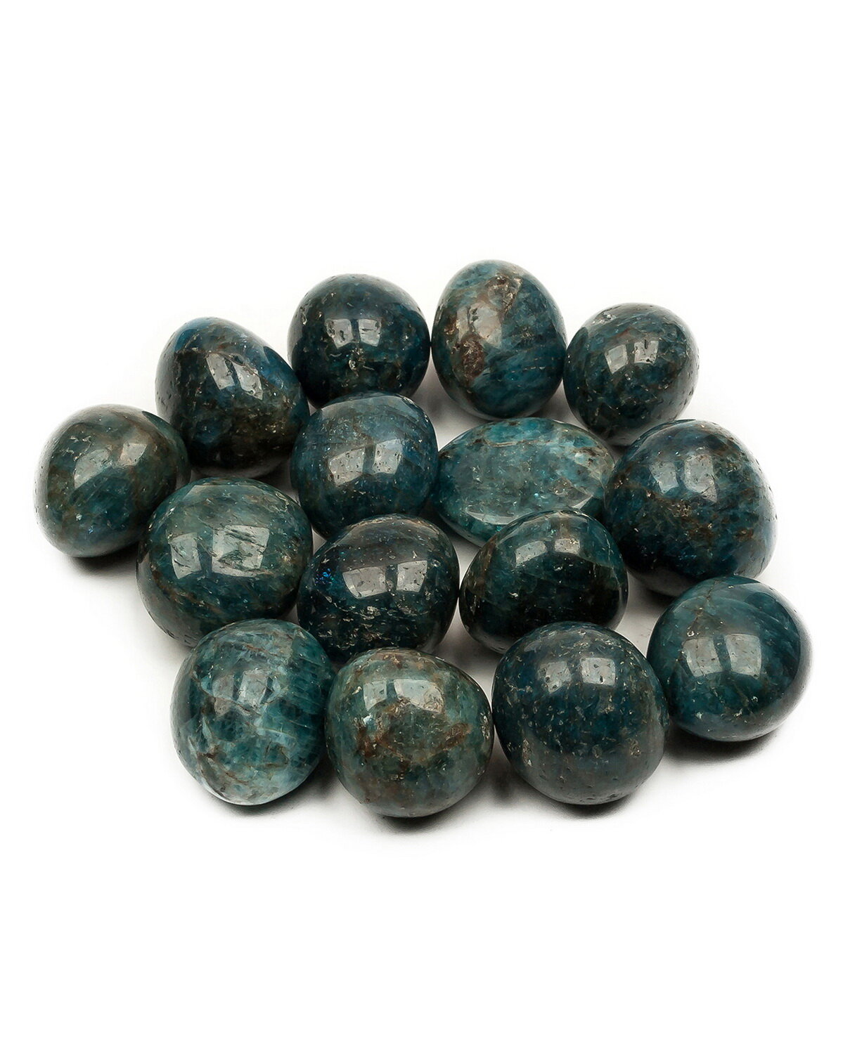 Камень Апатит L, натуральный минерал в коллекцию.