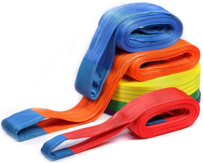 Строп текстильный 150 мм грузоподъёмный (5 т) петлевой (5 м)