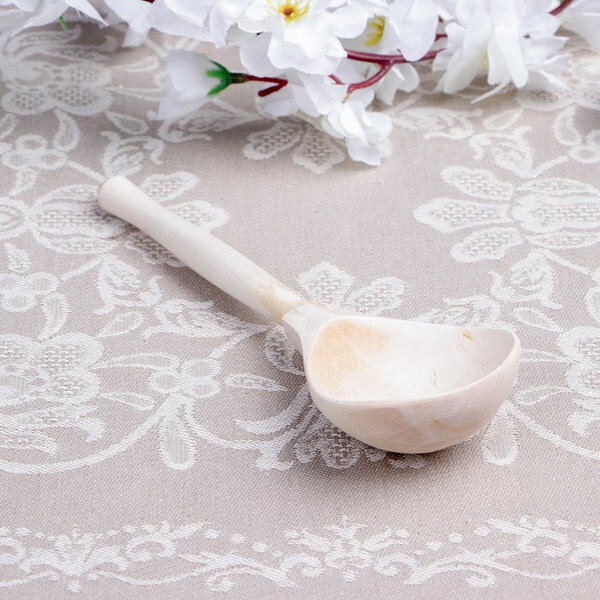 Ложки Сима-ленд 0741-325, дерево, бежевые, сувенирные, без росписи,5шт.