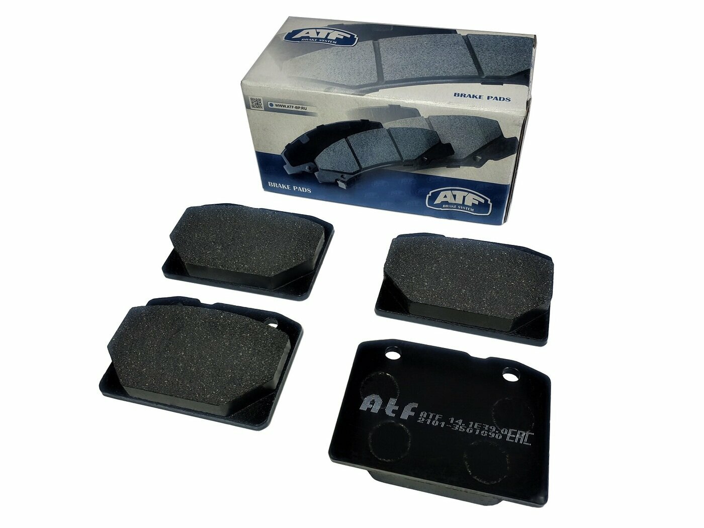 Колодки тормозные передние ATF 141E390 для ВАЗ (LADA) 2101-2107; 21013501090