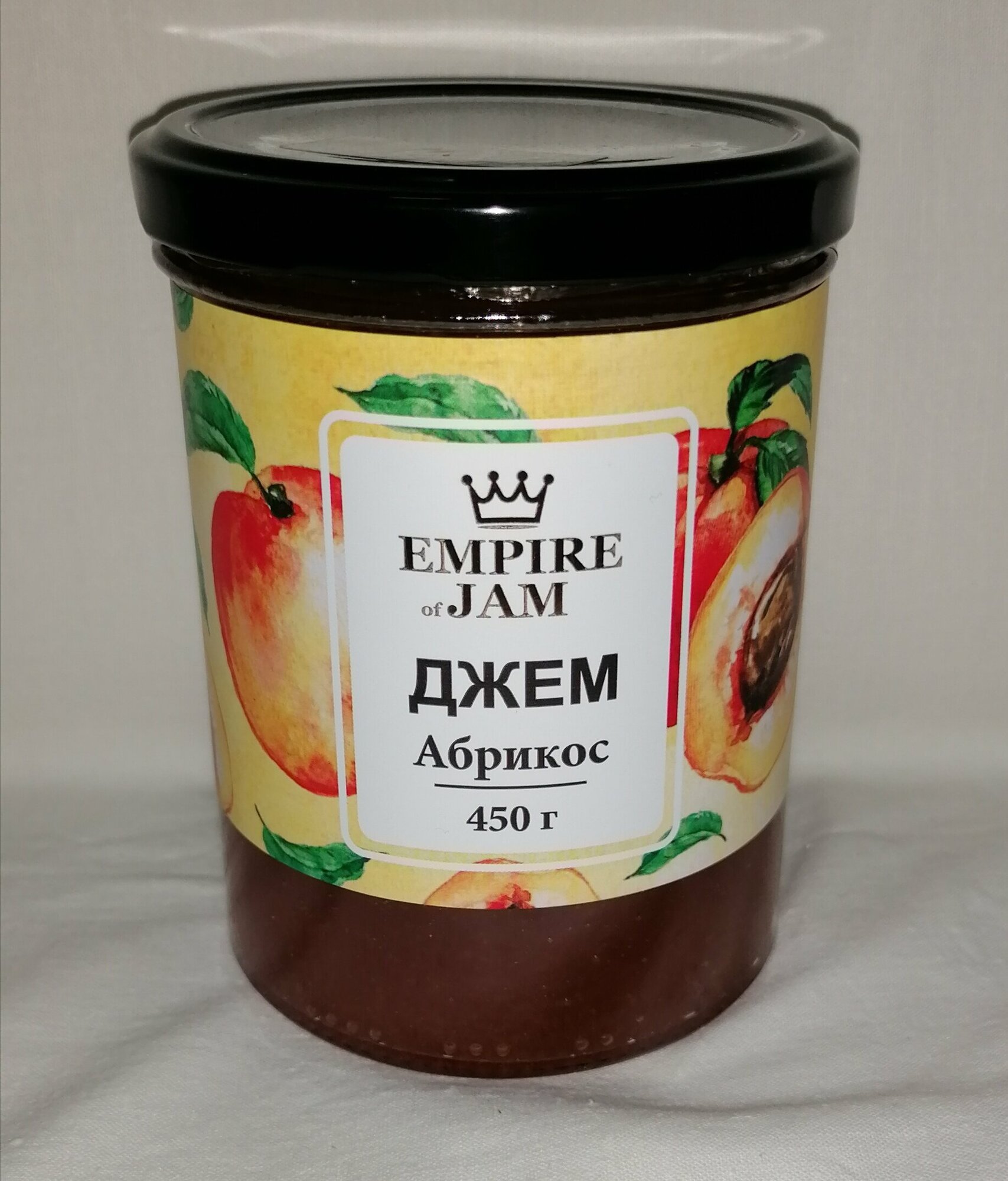 2шт, Джем Абрикосовый Империя джемов, стеклянная банка 450 грамм