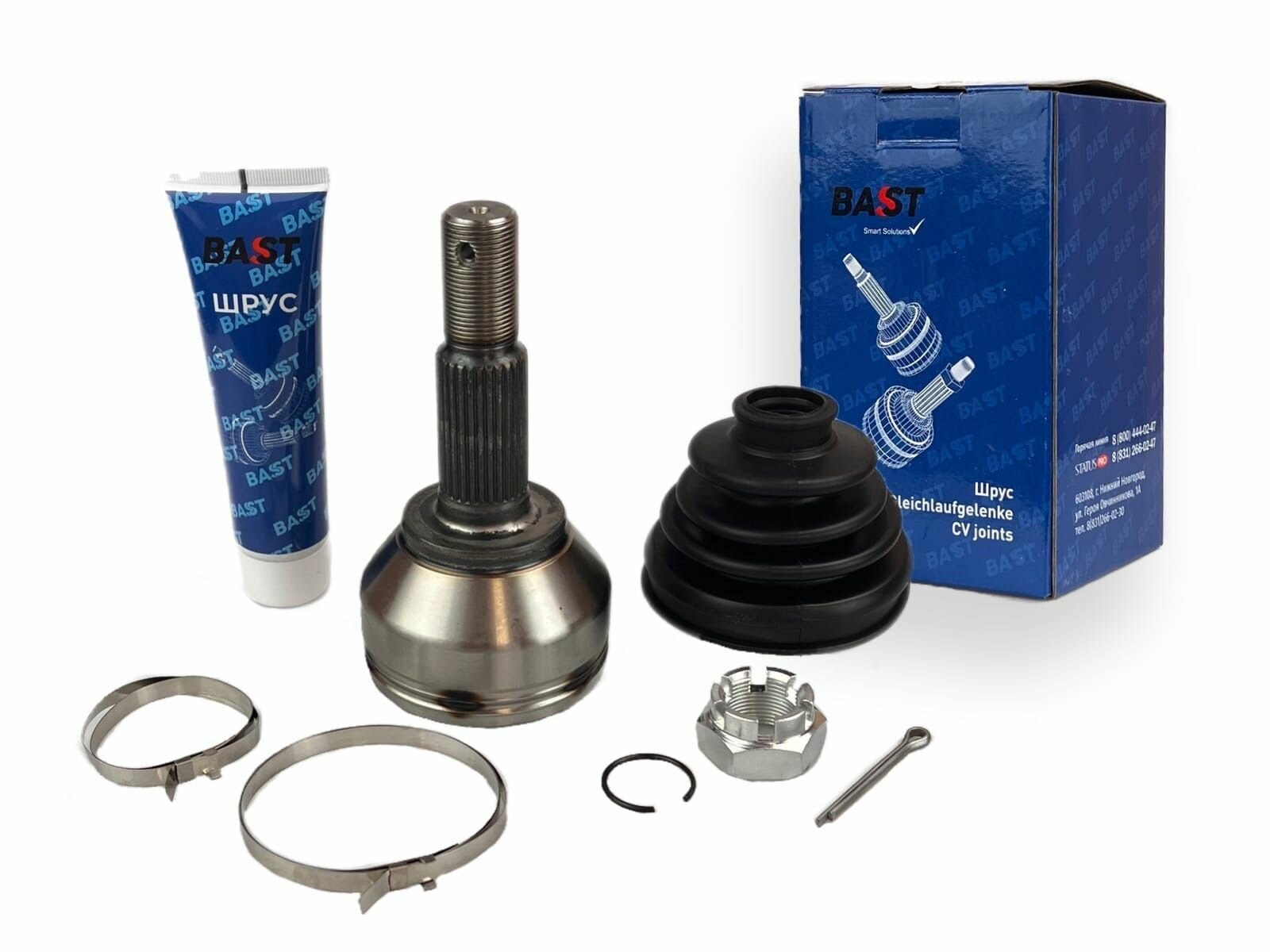 Шрус Nissan Qashqai (06-) 2.0i/1.5dCi наружный OEM C9211-JA00A BAST арт. BC 9909 040