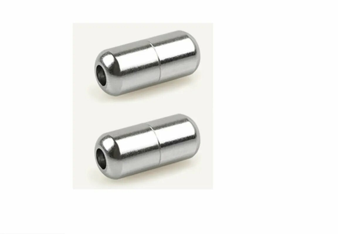 Фиксатор для шнурков, стопор для шнурков без завязок /серебристый глянец